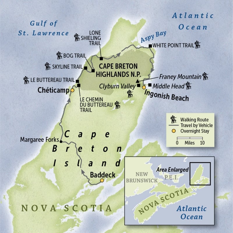 Cabot Trail Map